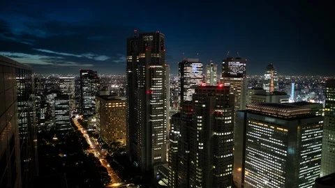 Time Lapse Shot of the Cityscape. Big Ci... | Stock Video | Pond5