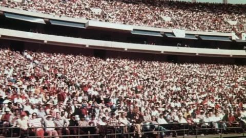 Time lapse shot of crowd watching cheerl... | Stock Video | Pond5
