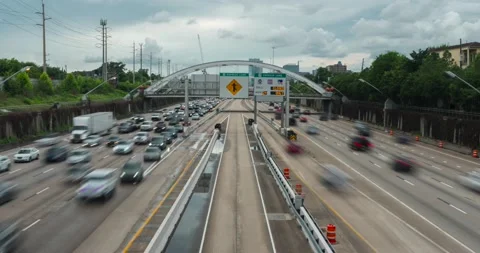 Houston Rush Time Traffic Stock Footage ~ Royalty Free Stock Videos | Pond5