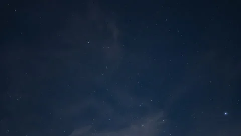 Time lapse of starry night sky with whis... | Stock Video | Pond5