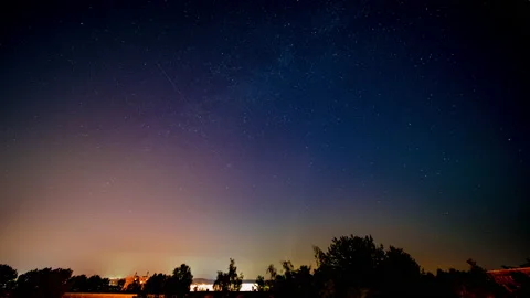 Time lapse of the starry night sky. The ... | Stock Video | Pond5