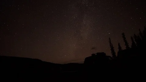 Time lapse of a Starry sky rolling by si... | Stock Video | Pond5
