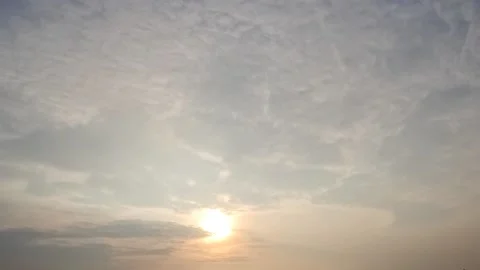 Time lapse of sunset sky with clouds mov... | Stock Video | Pond5