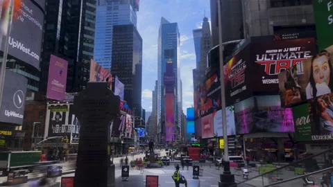 time-lapse of times square NYC | Stock Video | Pond5