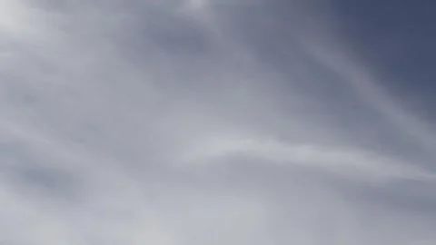 Time Lapse Wispy Cirrus Clouds | Stock Video | Pond5