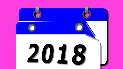 Time Passing - Calendar (Years) | Stock Video | Pond5