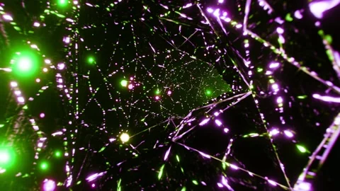 Time travel flight through futuristic te... | Stock Video | Pond5