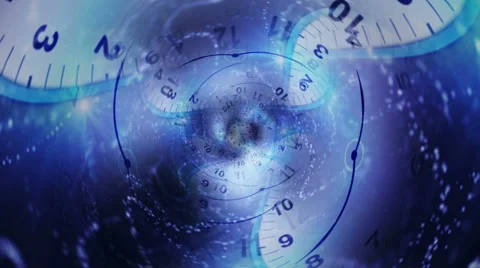 Time Travel Tunnel, Background, Loop | Stock Video | Pond5