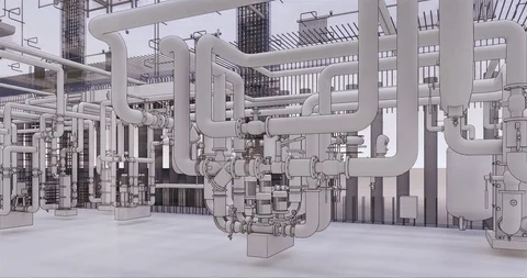 Timelapse of a BIM model of office build... | Stock Video | Pond5