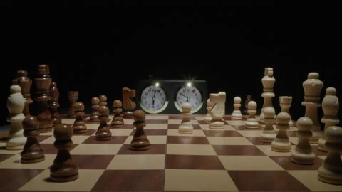 Timelapse of a Chess Game in Action | Stock Video | Pond5