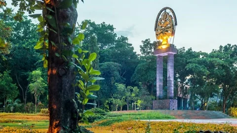 Timelapse of Conservation Monument, land... | Stock Video | Pond5