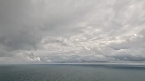 Timelapse of dark rain clouds moving in ... | Stock Video | Pond5