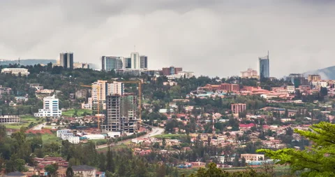Timelapse of Kigali city skyline in Rwan... | Stock Video | Pond5
