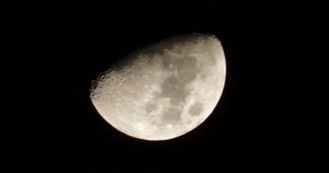 Timelapse of the movement of the moon in... | Stock Video | Pond5