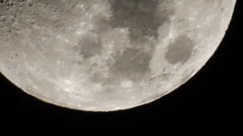 Timelapse of the movement of the moon in... | Stock Video | Pond5