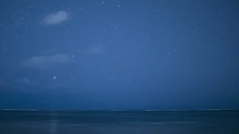 timelapse of moving stars and clouds wit... | Stock Video | Pond5