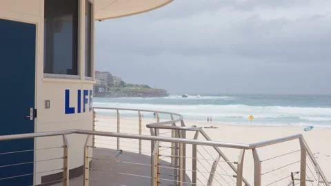 Timelapse Of Popular Bondi Beach Ocean W... | Stock Video | Pond5