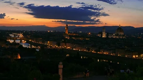 Timelapse of the skyline of florence sun... | Stock Video | Pond5