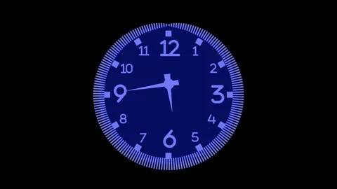 Timelapse Style Analog Clock Animation S... | Stock Video | Pond5
