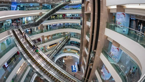 Timelapse View of People Shopping at Tim... | Stock Video | Pond5