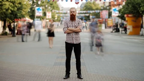 Standing Still Crowd Stock Videos – Royalty-Free HD & 4K Videos | Pond5