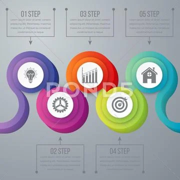 Timeline Vector 3d Infographic: Royalty Free #67672186