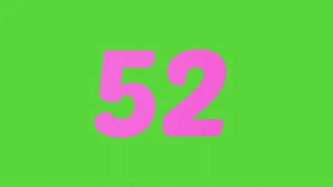 Timer Animation On Green Screen 60 Seco Stock Video Pond5