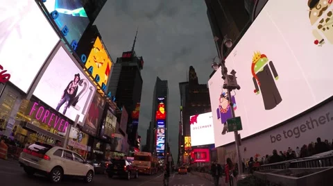 Times Square - Manhattan - New York City... | Stock Video | Pond5