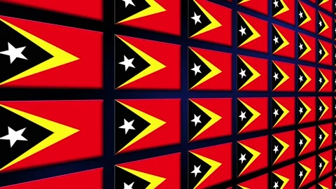 Timor Leste Flag Animated Background 3d ... | Stock Video | Pond5