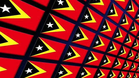 Timor Leste Flag Animated Background 3d ... | Stock Video | Pond5