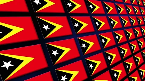 Timor Leste Flag Animated Background 3d ... | Stock Video | Pond5