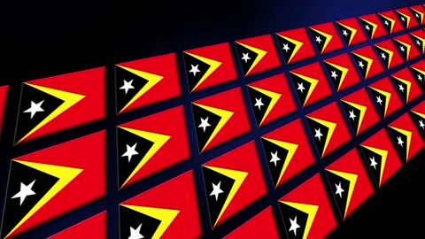 Timor Leste Flag Animated Background 3d ... | Stock Video | Pond5