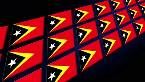 Timor Leste Flag Animated Background 3d ... | Stock Video | Pond5