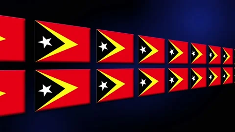 Timor Leste Flag Animated Background 3d ... | Stock Video | Pond5