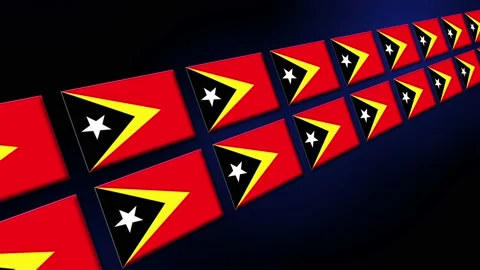 Timor Leste Flag Animated Background 3d ... | Stock Video | Pond5
