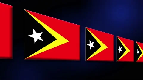 Timor Leste Flag Animated Background 3d ... | Stock Video | Pond5