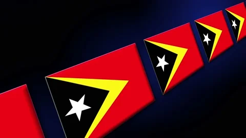 Timor Leste Flag Animated Background 3d ... | Stock Video | Pond5