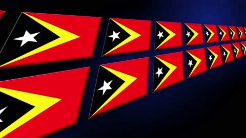 Timor Leste Flag Animated Background 3d ... | Stock Video | Pond5