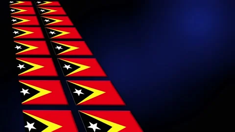 Timor Leste Flag Animated Background 3d ... | Stock Video | Pond5
