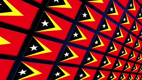 Timor Leste Flag Animated Background 3d ... | Stock Video | Pond5
