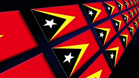Timor Leste Flag Animated Background 3d ... | Stock Video | Pond5