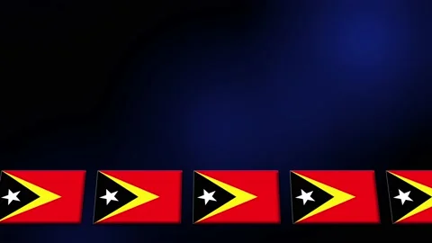Timor Leste Flag Animated Background 3d ... | Stock Video | Pond5