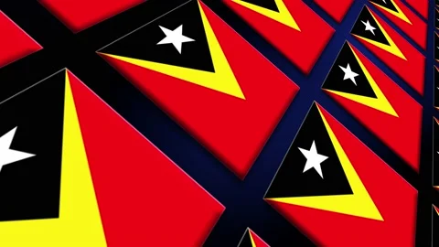 Timor Leste Flag Animated Background 3d ... | Stock Video | Pond5