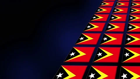 Timor Leste Flag Animated Background 3d ... | Stock Video | Pond5