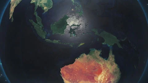 Timor-Leste Map On Earth Globe | Stock Video | Pond5