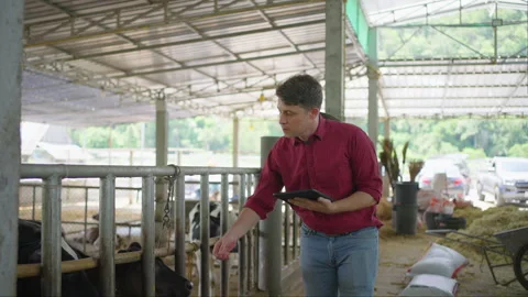 Tired Farmer Stock Footage ~ Royalty Free Stock Videos | Pond5