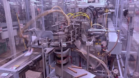 Tobacco Cigarette Packing Machine With R... | Stock Video | Pond5