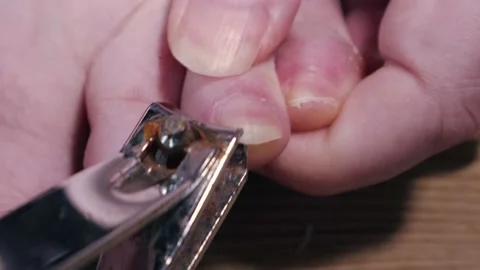 Toenails Clipped Stock Footage ~ Royalty Free Stock Videos | Pond5