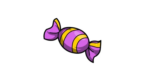 toffee, candy sketch background and 2d a... | Stock Video | Pond5