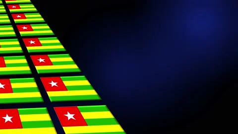Togo Flag Animated Background 3d Animati... | Stock Video | Pond5
